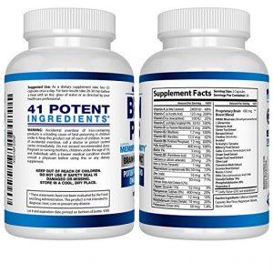 Brain Plus 60 Cápsulas Vitaminas Cerebro – MasMercado